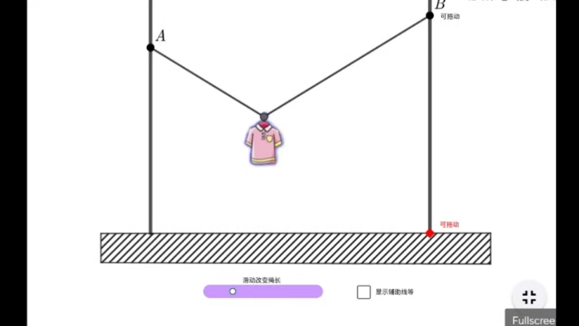 高中物理模型 晾衣架 受力分析