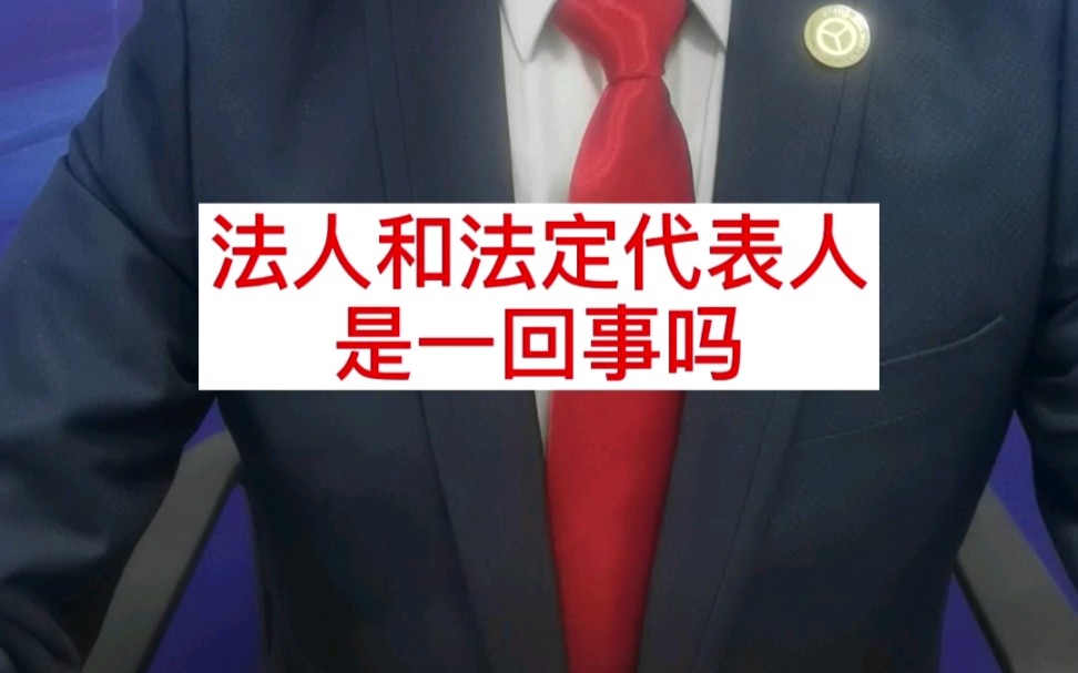 #法人和法定代表人的区别 #法人是什么意思