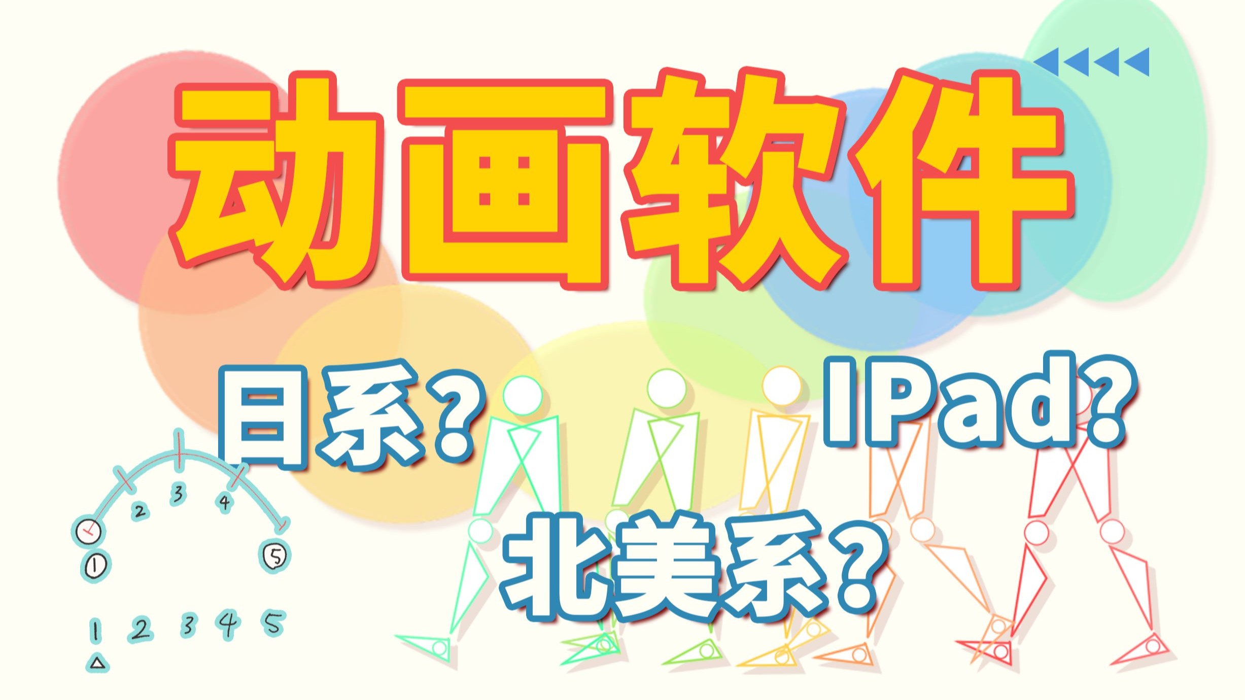 【软件推荐】不同体系的二维动画都在用什么软件?