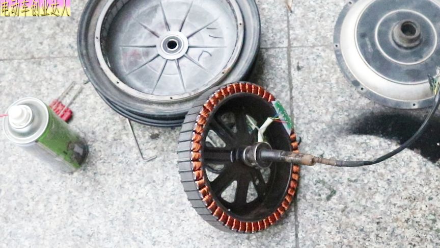 小伙修电动车5年了,头一次碰到电机轴坏的,心里一下没底了!