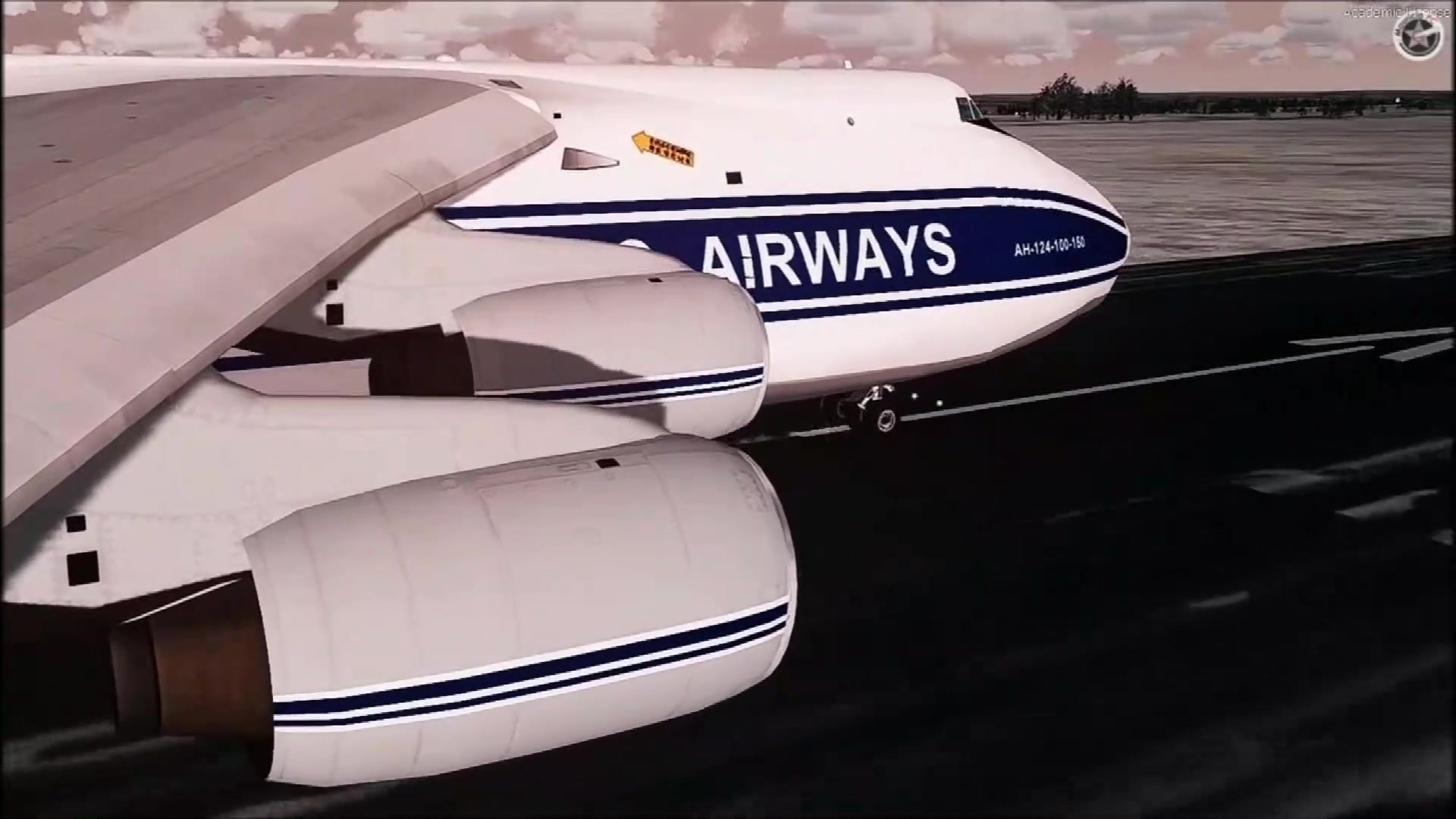 【电脑还原】1997年安124货机空难模拟