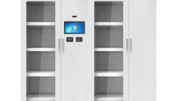 RFID工具柜电力安全工具柜生产现场直播间