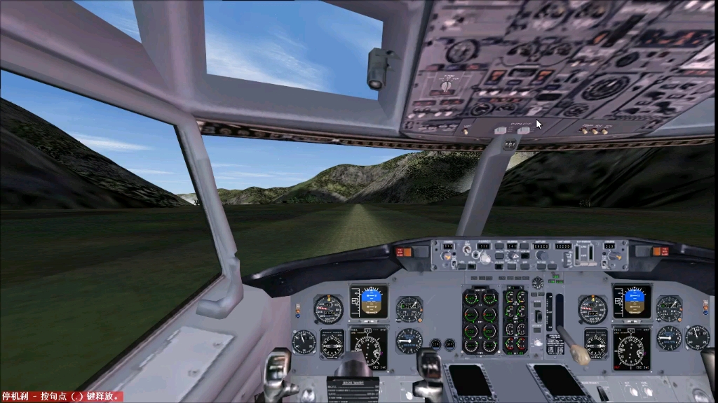 波音737-400卢卡拉机场起飞?