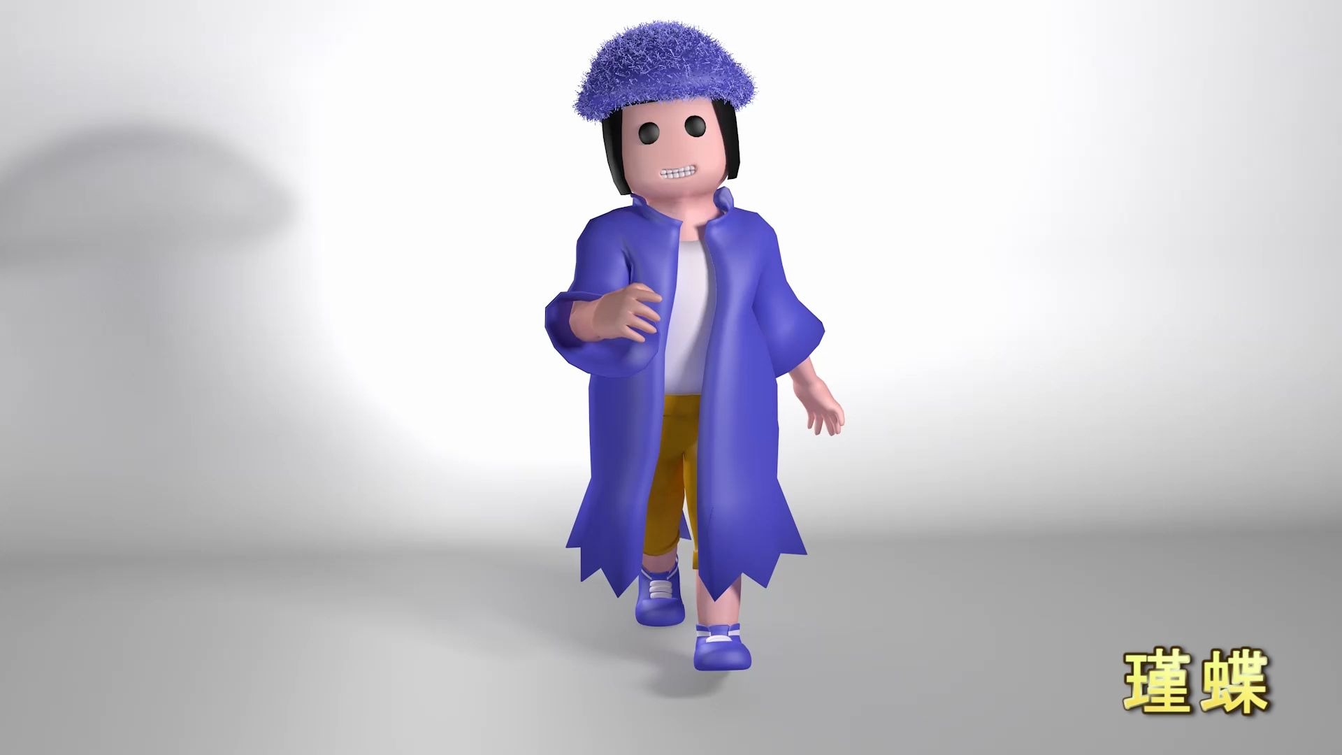 C4D建模,绑定,动作终于弄出一套出来了