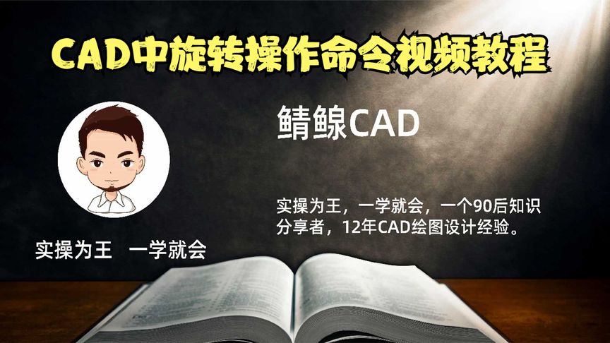 CAD中旋转操作命令视频教程