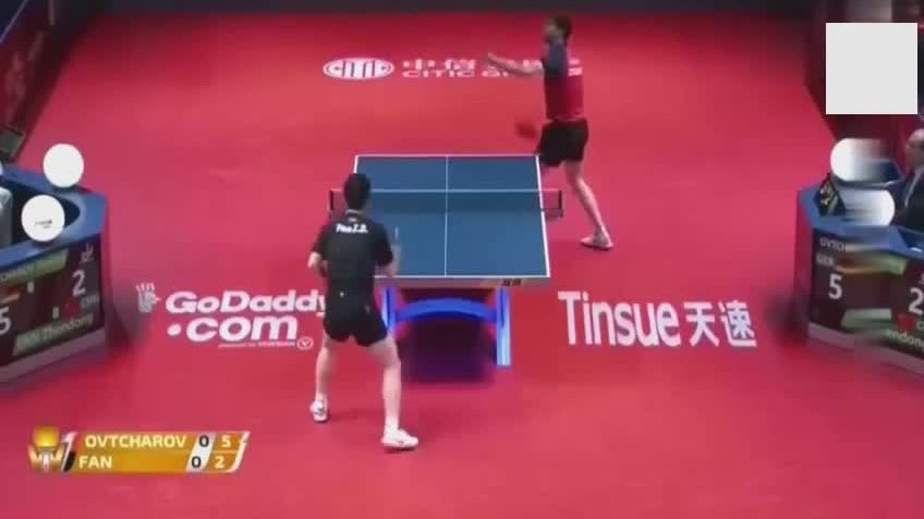 樊振东vs奥恰洛夫,这是我见过樊振东打的最好的一次