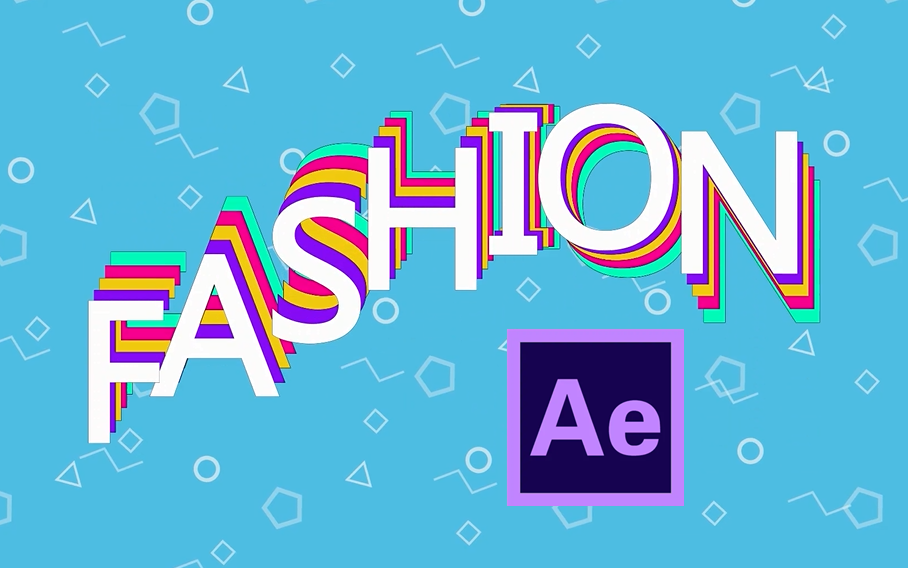 【AE教程】时尚文字动画制作教程,学视频剪辑必看!