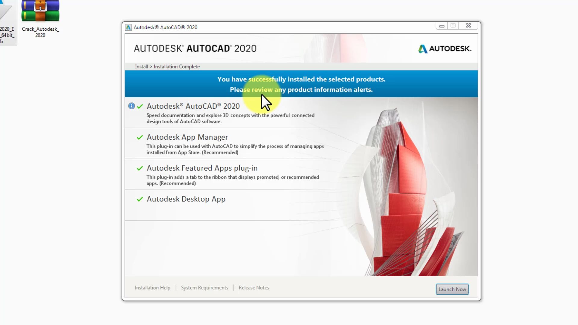 AutoCAD 2020 安装视频 Autodesk AutoCAD 2020 Full - Install & Active