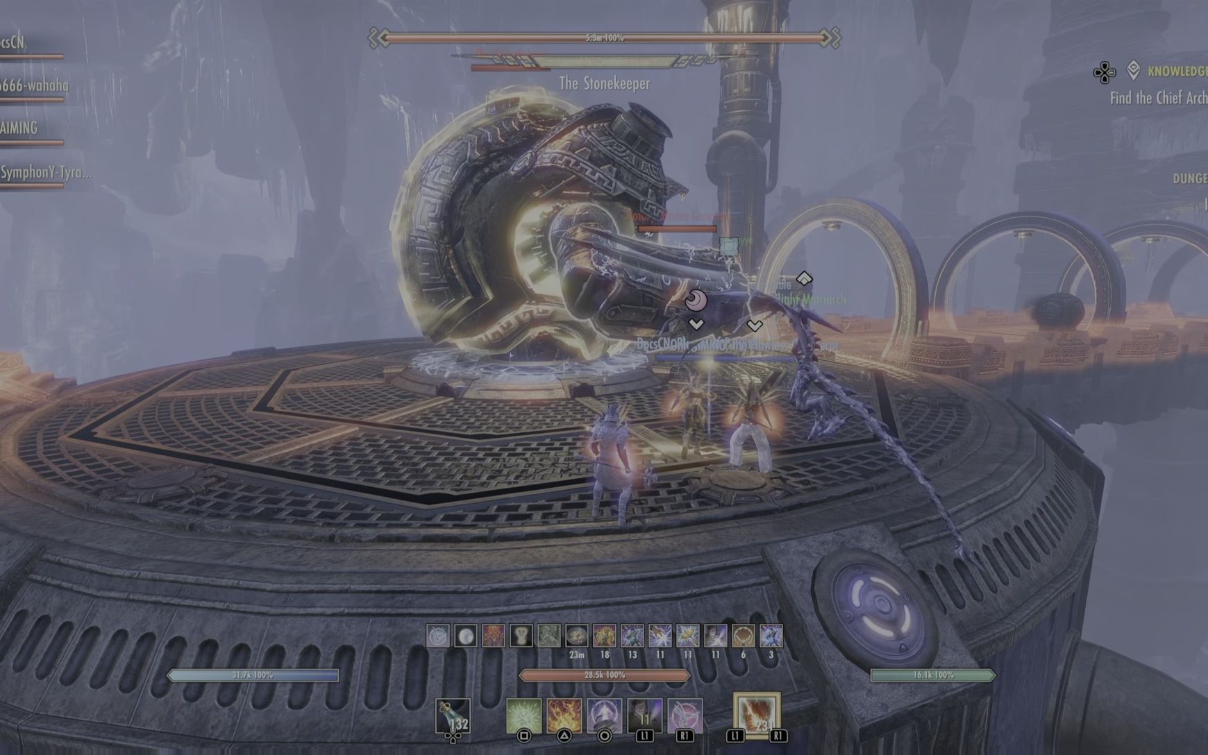 The Elder Scrolls Online_上古卷轴OL PS平台 冰霜宝库 HM 尾王 法法...