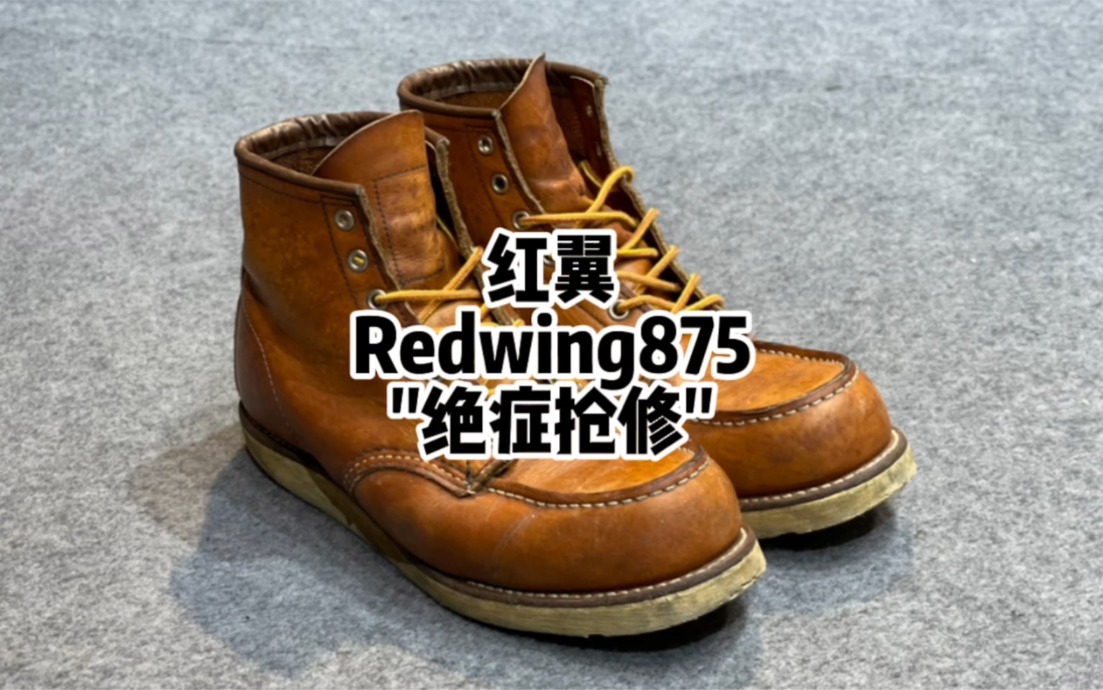 红翼Redwing875发硬、长满霉斑抢修