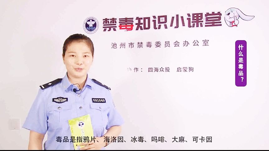 禁毒宣传,人人有责 什么是毒品?