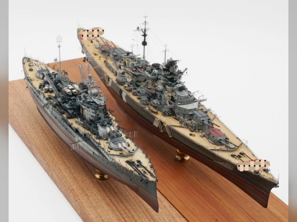1/700 俾斯麦和厌战号战列舰