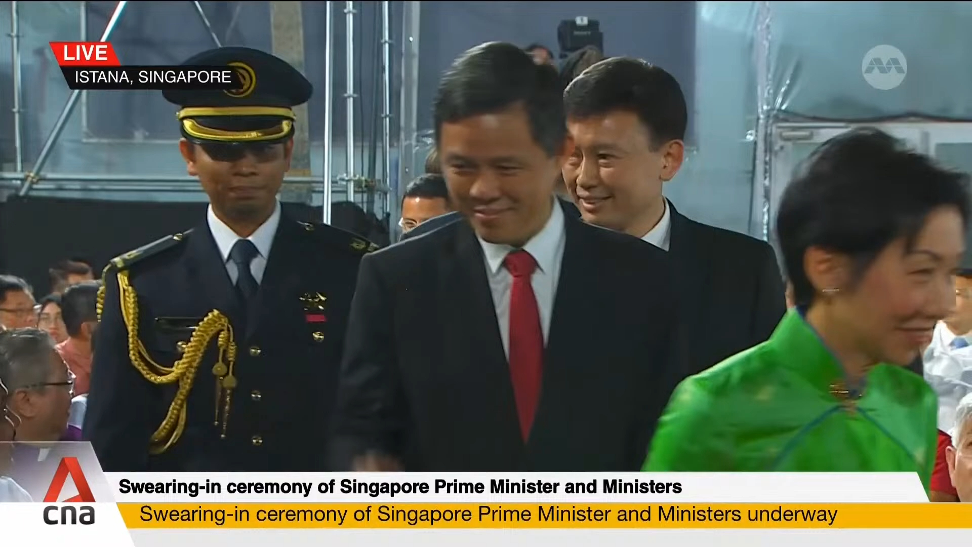 [LIVE]黄循财宣誓就任新加坡新总理