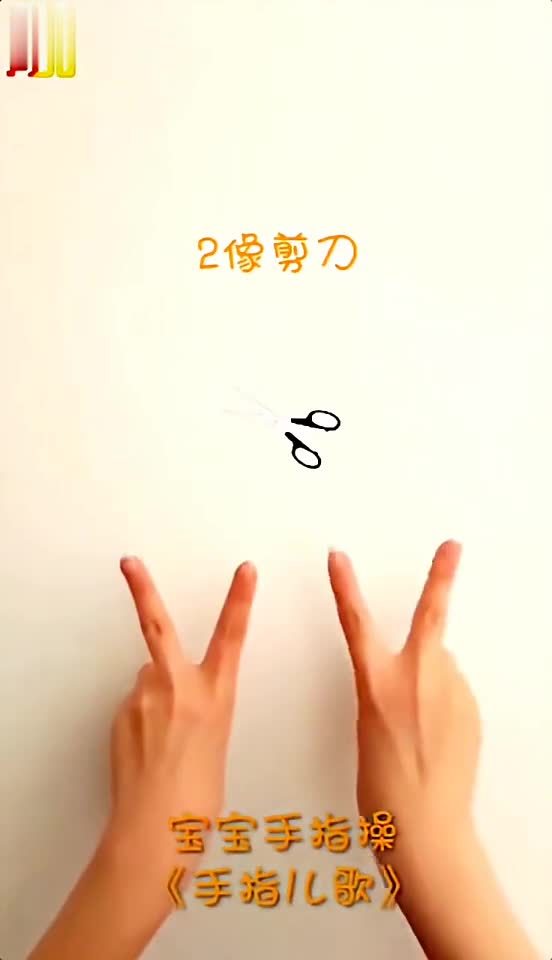 1-10个手指头认知儿歌,教孩子通过形象认识来了解.