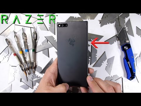 Razer手机耐用性测试-划痕,烧伤和弯曲测试!