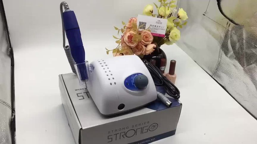 35000转美甲打磨机磨甲器 STRONG 210 指甲修甲电动抛光机