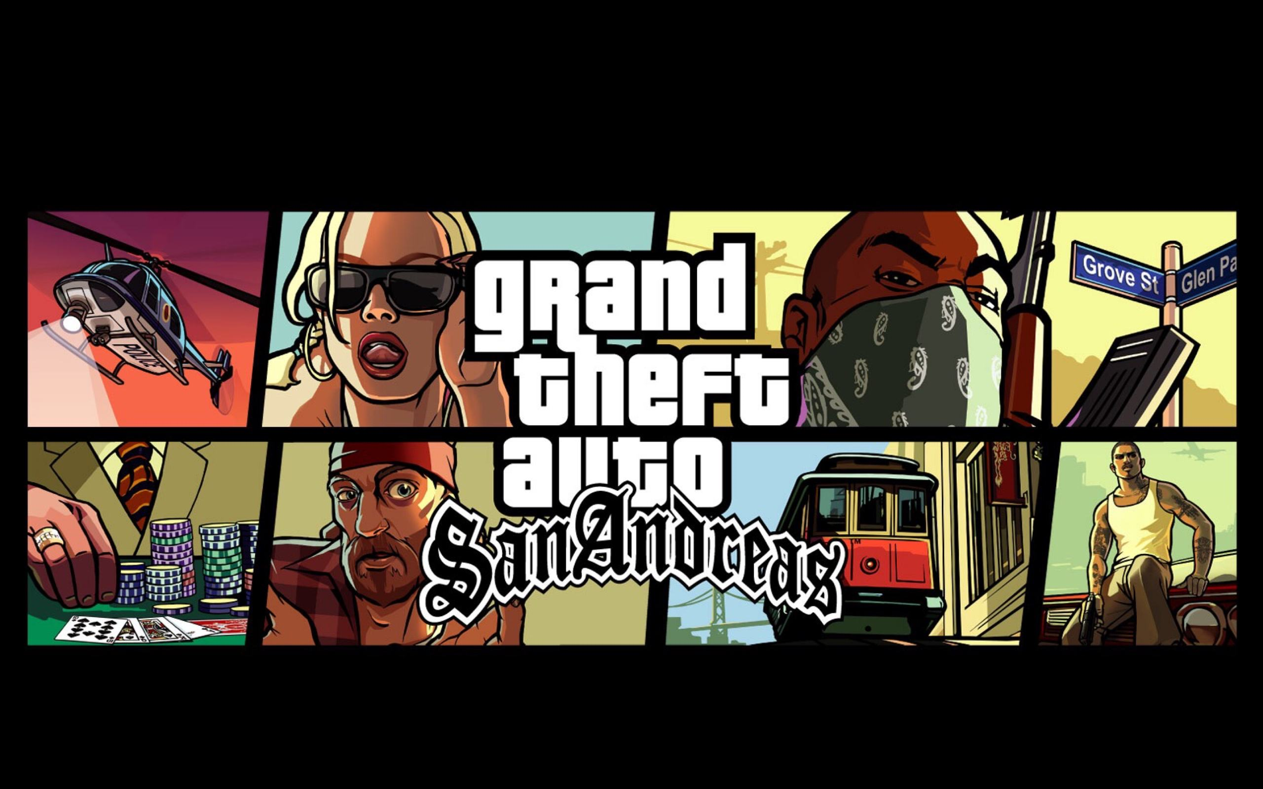 侠盗猎车手:圣安地列斯 GTA:SA 主线剧情全流程///高画质1080P 60...