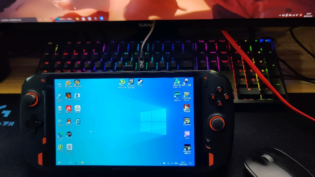 ONEXPLAYER掌机正式版1200P运行塞尔达效果