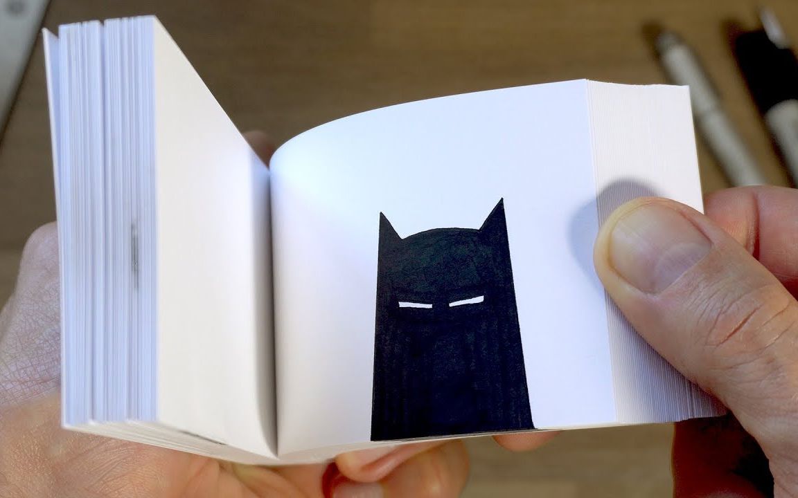 蝙蝠侠翻页书动画 (附制作过程)