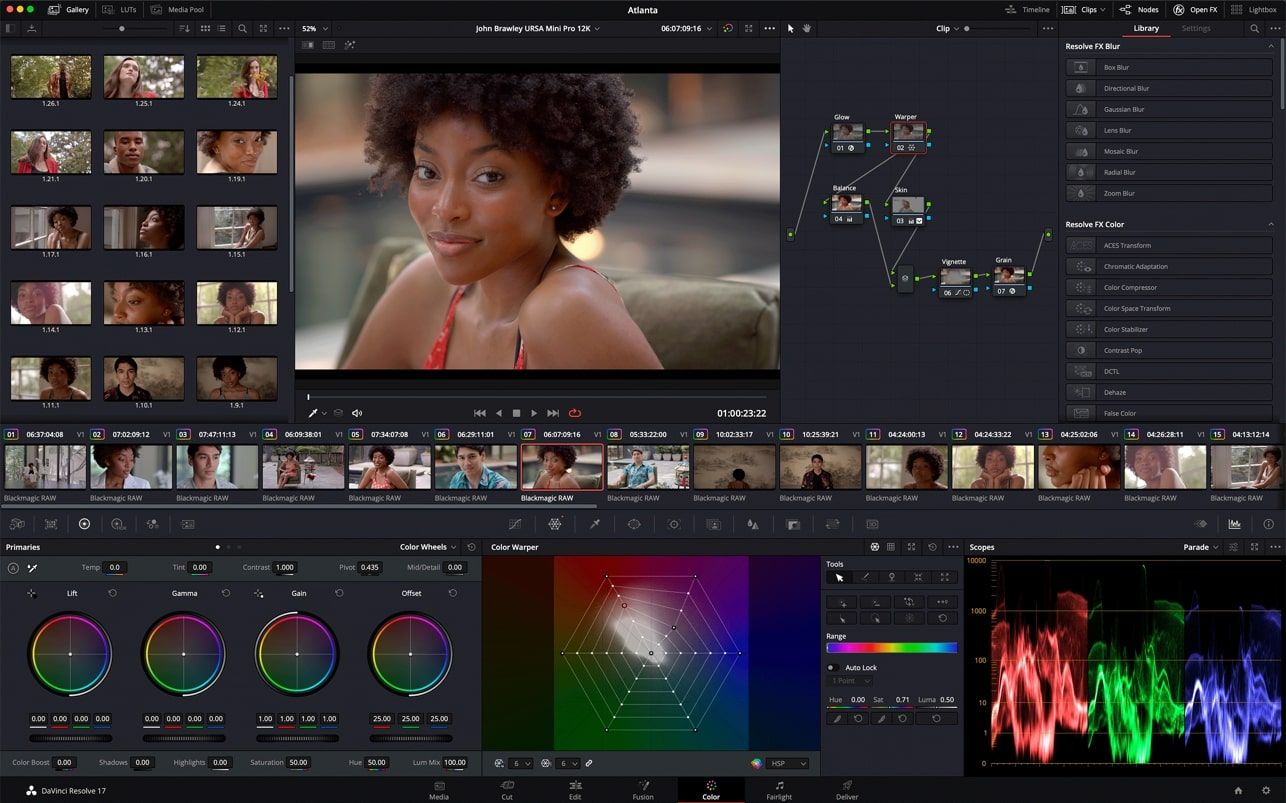 ...DaVinci Resolve 18 视频剪辑调色软件 Mac原生M1支持官方安装激活