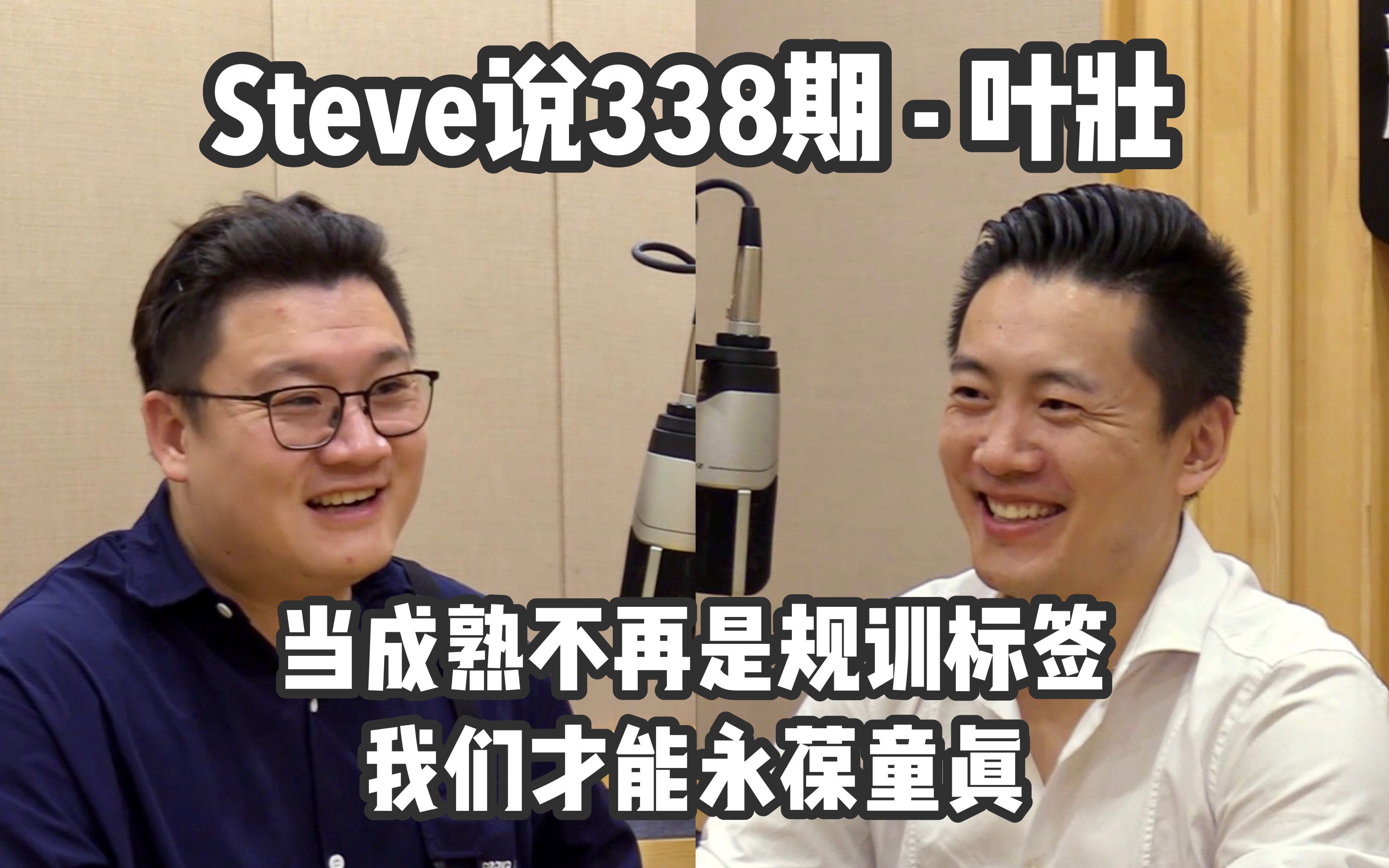 史蒂夫说338期 - 叶壮:当成熟不再是规训标签,我们才能永葆童真【六一...