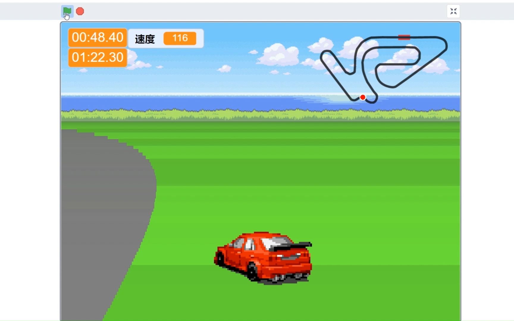 101,3D赛车2---Scratch作品精选(第101期)