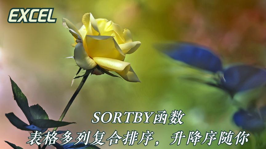 Excel基础(55):SORTBY函数,表格多列复合排序,升降序随你
