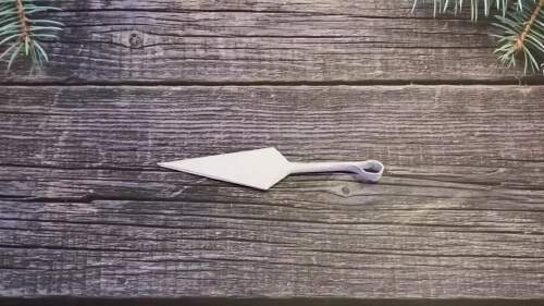 简单几步做火影苦无忍者暗器飞镖折纸教程安全不伤人
