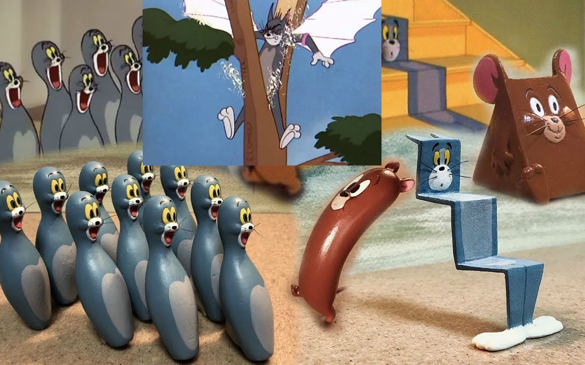 神还原!猫和老鼠里各种形状的汤姆和杰瑞居然还有手办!真是手办界里...