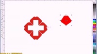 CDR平面设计教程cdr教程cdr视频cdr-医院十字标 标志制作