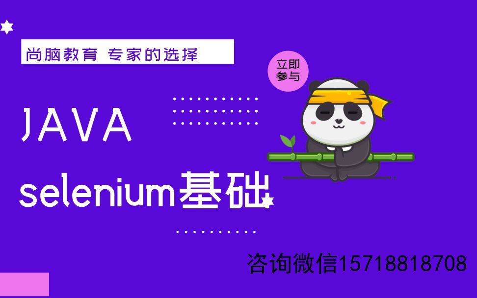 java-selenium尚脑教育
