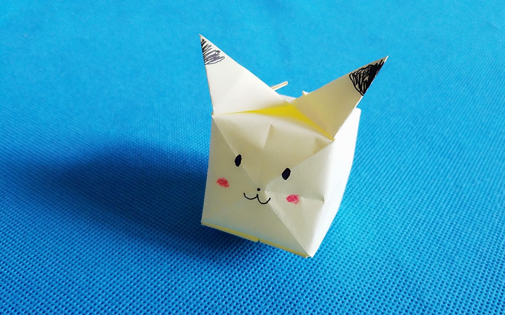 折纸王子 立体皮卡丘 讲解详细 一看就会