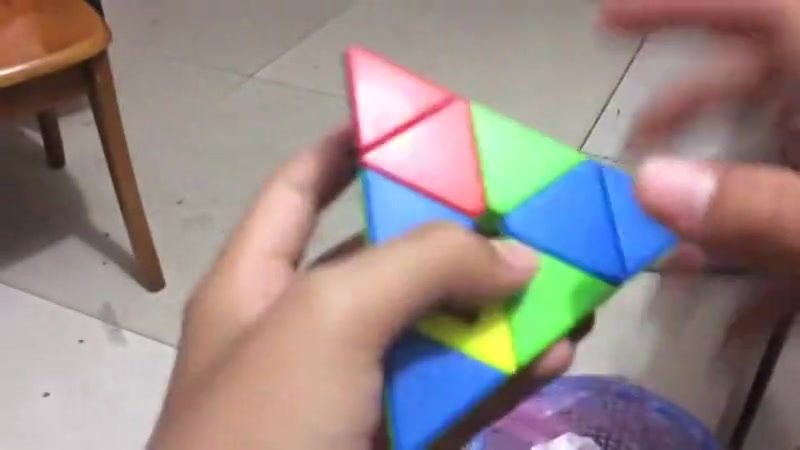 金字塔魔方教程 教你怎样拼三角魔方