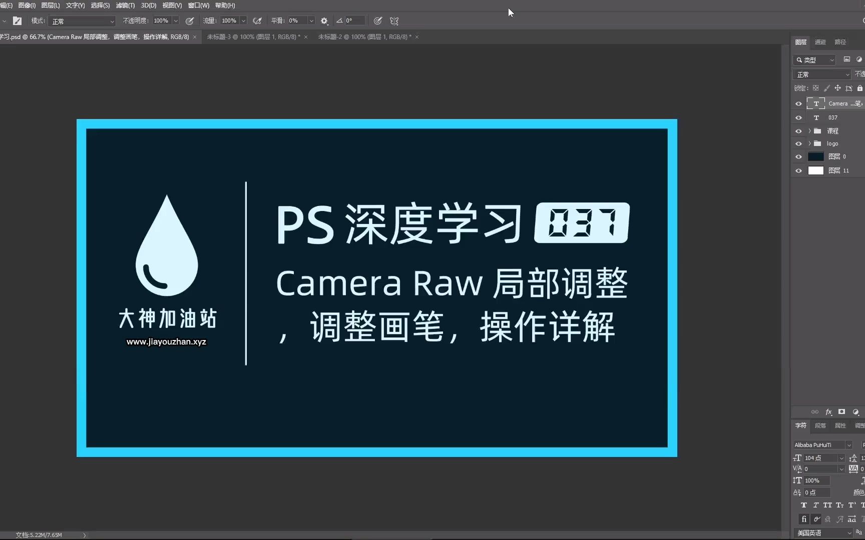 Camera Raw 滤镜,局部调整,调整画笔,操作详解