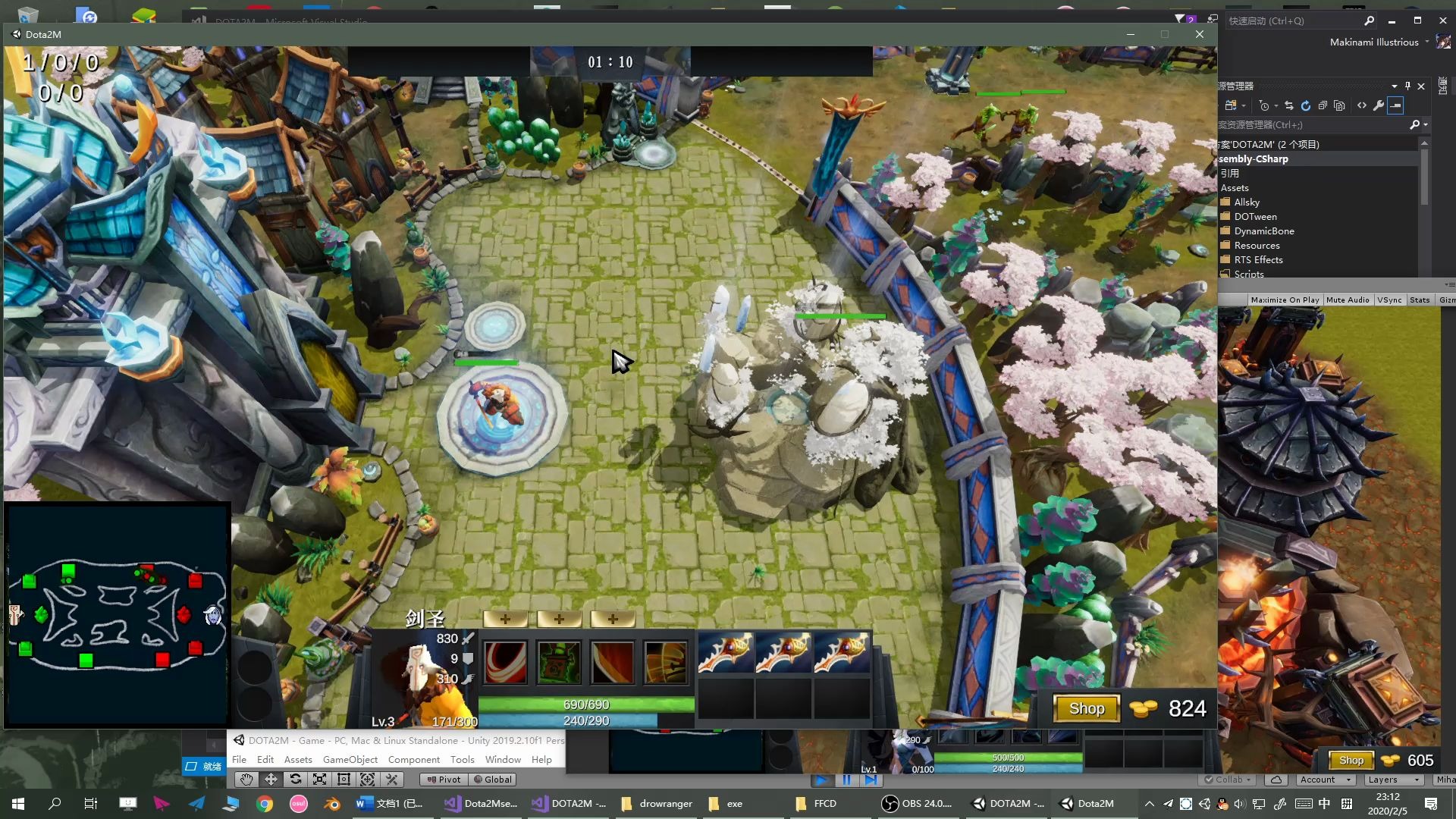 Unity+Photon实现一个简单的DOTA缝合怪V0.5_音效系统和定时重生