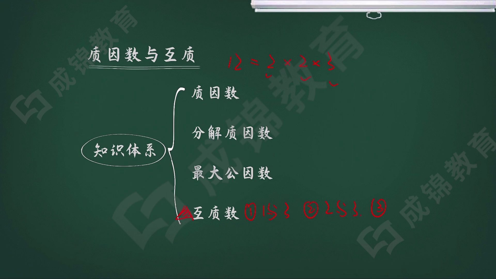 小学数学教师招聘与特岗教师考试——质因数与互质
