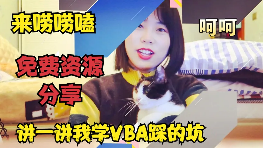 聊一聊学习VBA的一些坑和我的学习途径吧