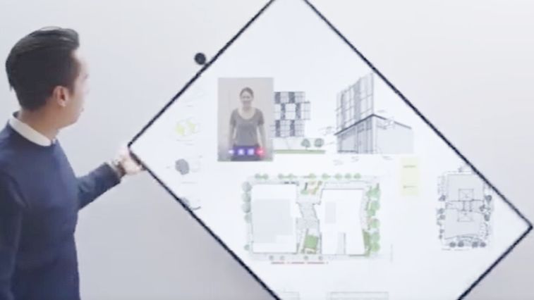 微软发布智能数字白板:触控手写,多屏联动,简直是会议室神器!