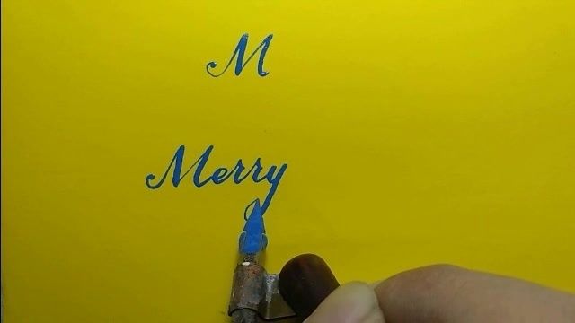 大写字母M,你会写吗?让我一步一步来教你吧