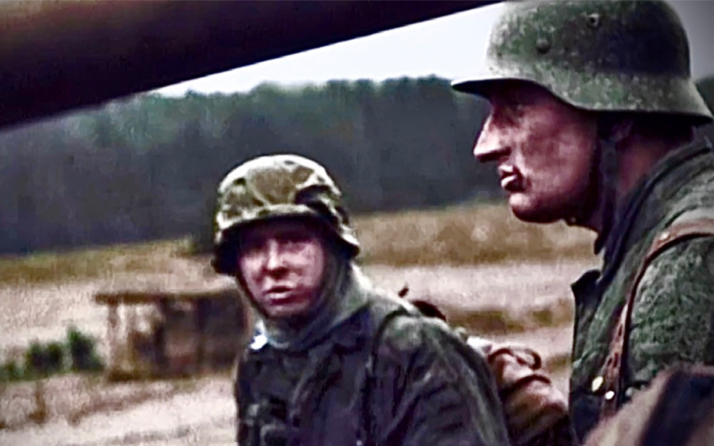 第二次世界大战:阿登战役真实影像,德军对盟军发起突袭、双方展开...