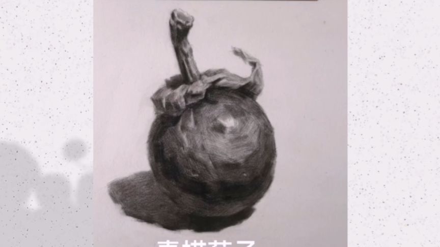 素描茄子#创作灵感#素描零基础教程#素描#素描画#美术艺考