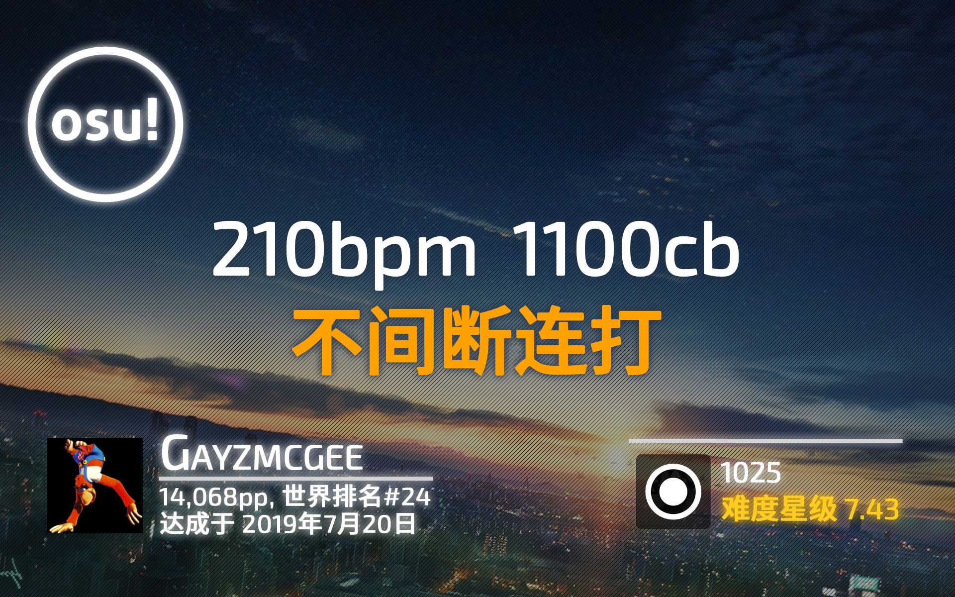 Gayzmcgee丨*670pp (OD9.3) 98.78% FC丨DJ Sharpnel - WE LUV ...