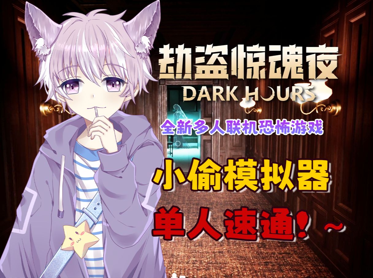 ...《劫盗惊魂夜》单人速通!~多人玩,欢乐逗比小偷模拟器!~单人玩更...