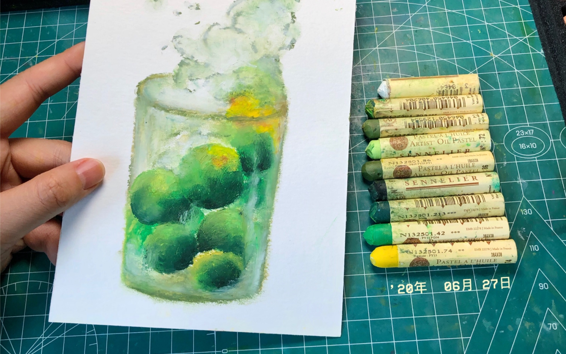 【油画棒】画面引起极度舒适