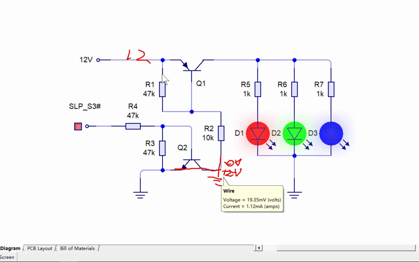 复合三极管12V转12V电压原理,很多笔记本不开机跟它有关!