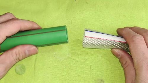 PPR硬管和塑料软管一样粗,怎么接一起?这个方法工地水电工都会