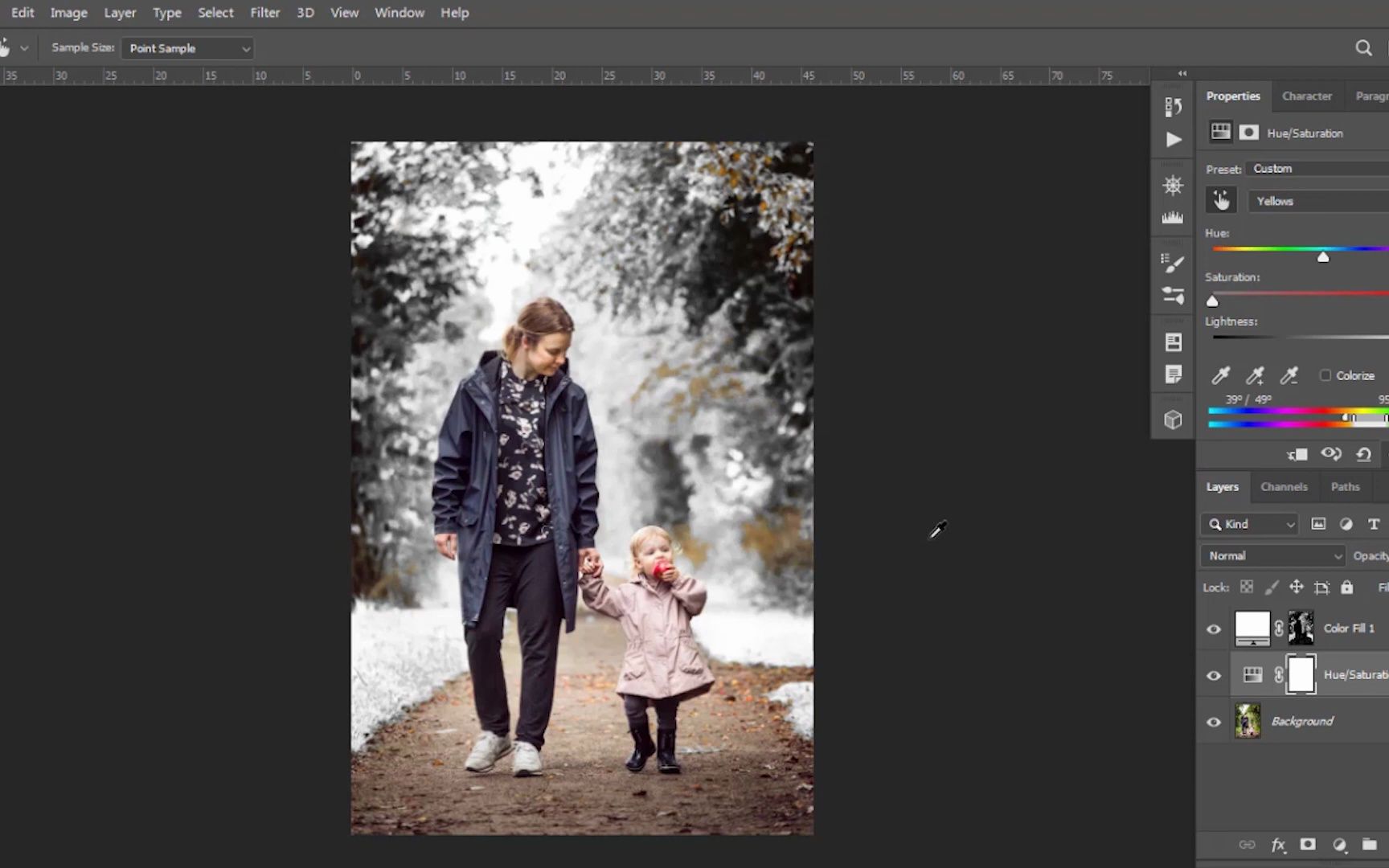 【PS封面设计】用雪的效果把夏天变成冬天-Adobe Photoshop