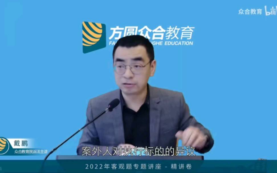 案外人对执行标的的异议
