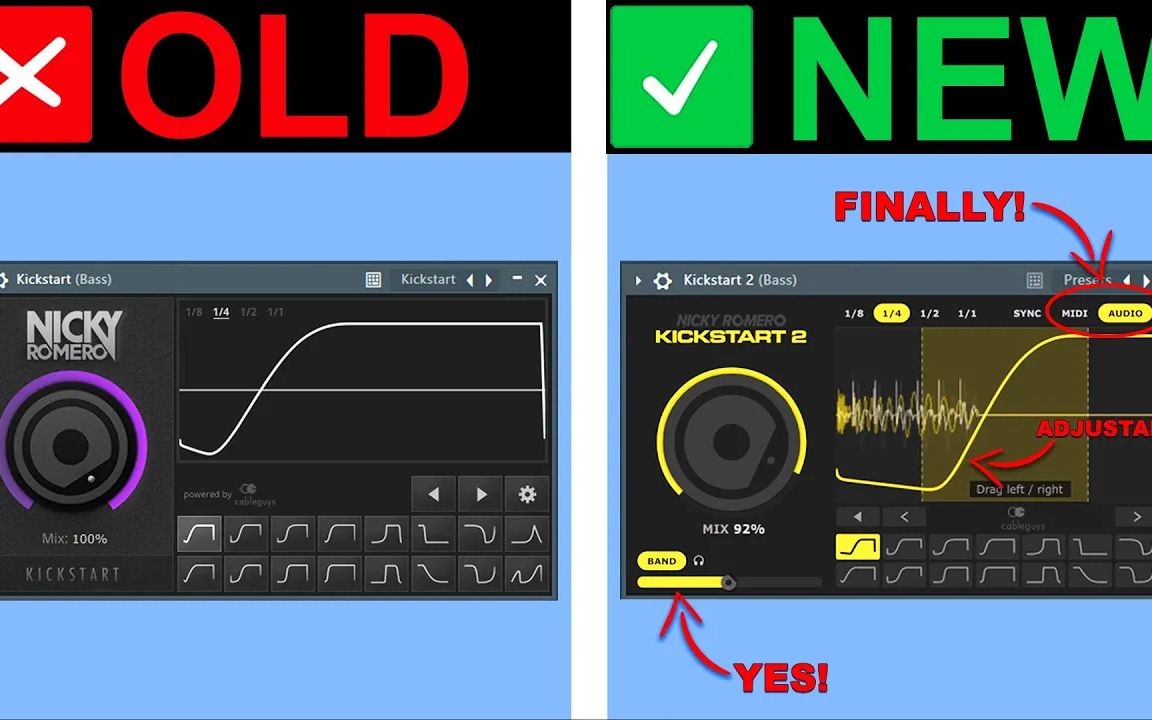 Kickstart新旧版对比How to Use Kickstart 2 (Fl Studio Tutorial)-1920x...