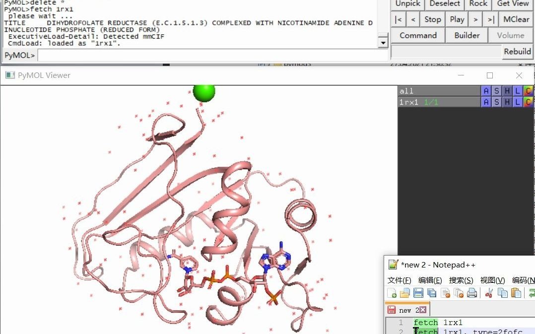 PyMOL:提高电子云密度网格图的精细程度map_double